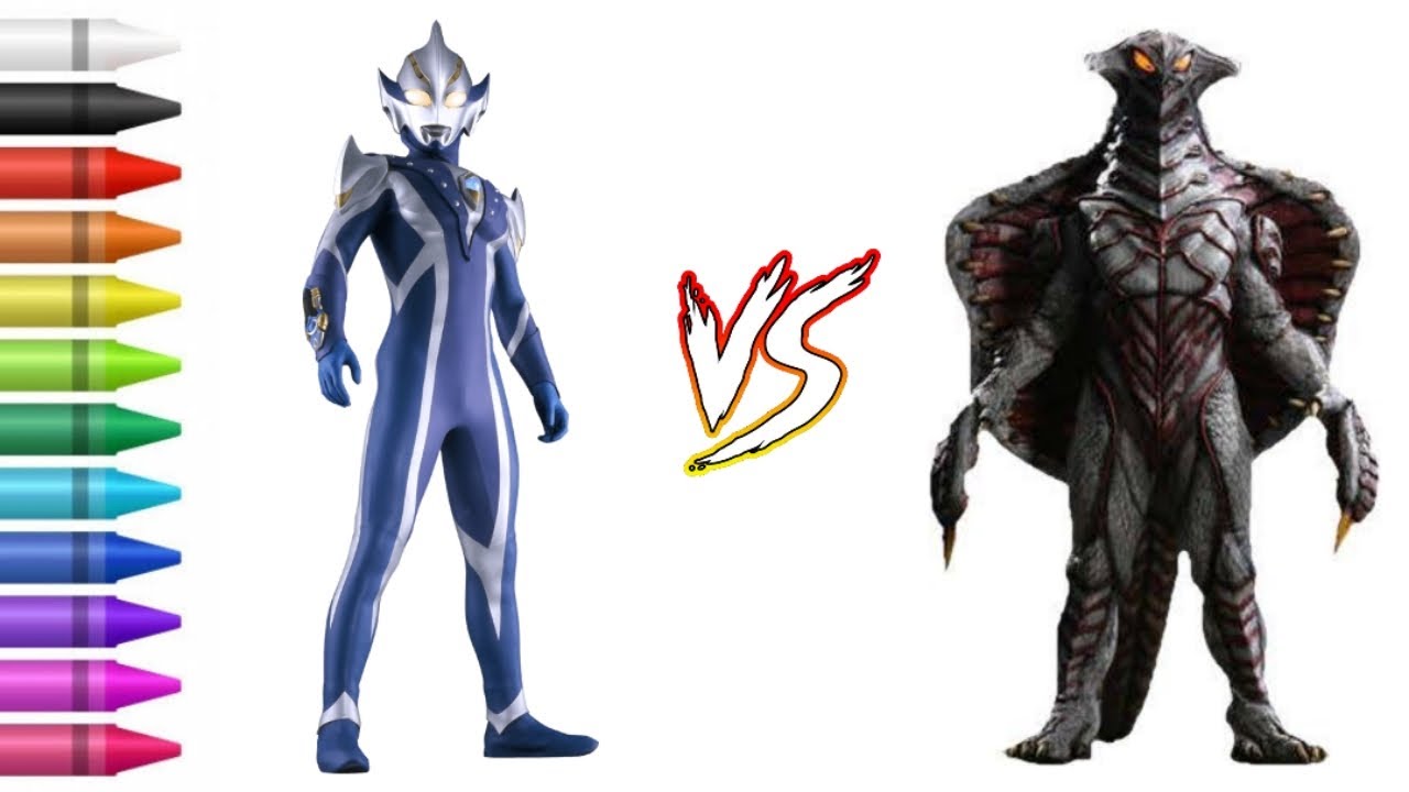 MEWARNAI ULTRAMAN HIKARI MELAWAN KAIJU BOGARL - YouTube