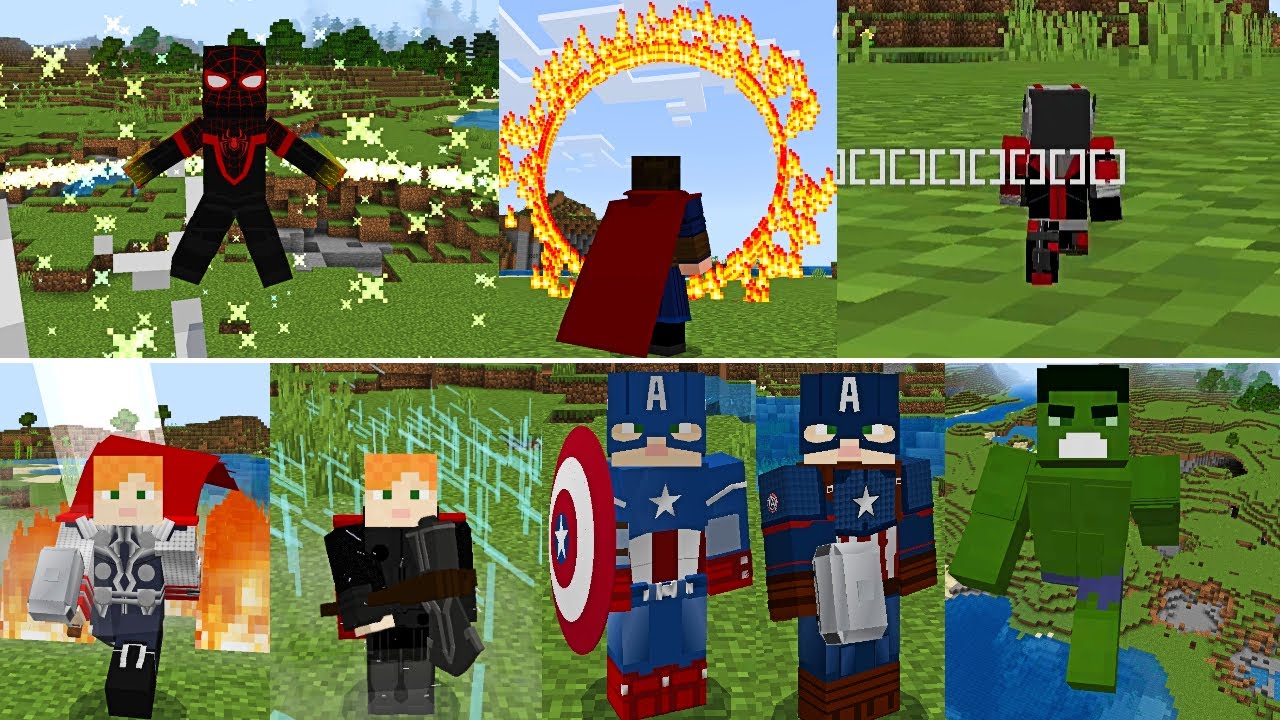 Addon de MARVEL para Minecraft PE || Mod de Heroes para Minecraft ...