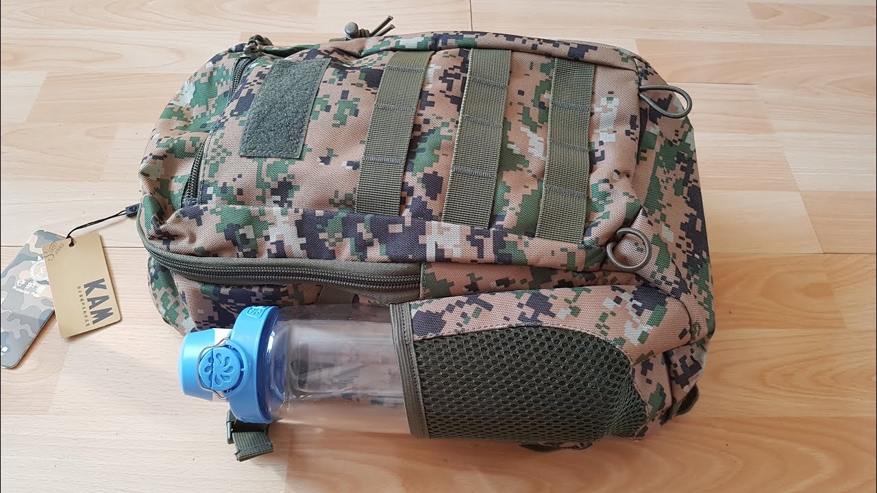 Protector Plus 12L Backpack With MARPAT Camouflage, From ebay - YouTube
