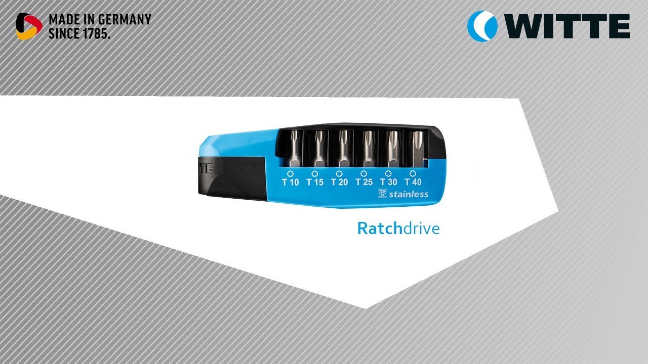 WITTE Tools Ratchdrive-Box (EN) - YouTube