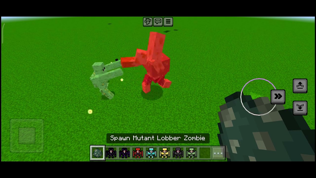 Mutant Green Zombie vs Golem slime - YouTube