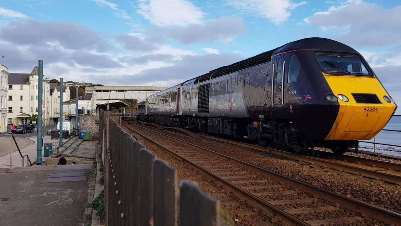 **NEW DOORS** Cross country class 43 passes through Dawlish** - YouTube