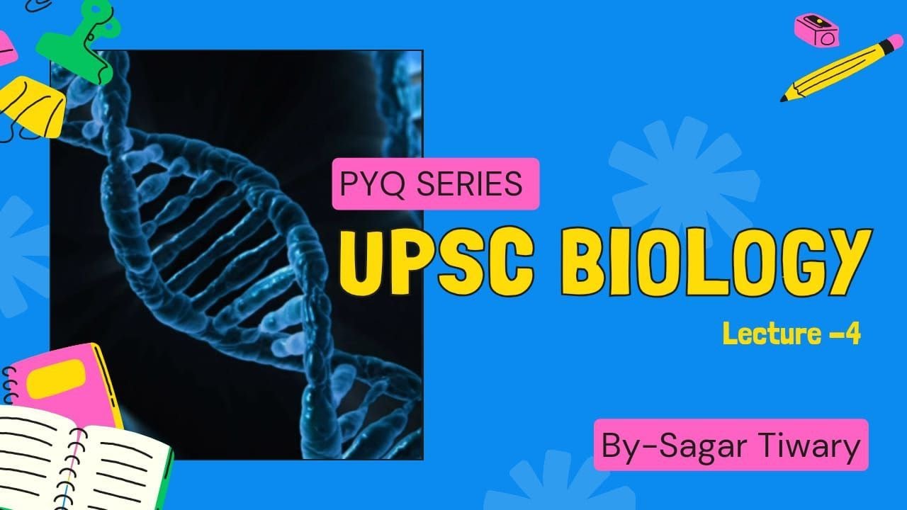 BIOLOGY FOR CDS/NDA/CAPF 2024-25 | LECTURE - 4 | BIOLOGY PYQ SERIES FOR ...