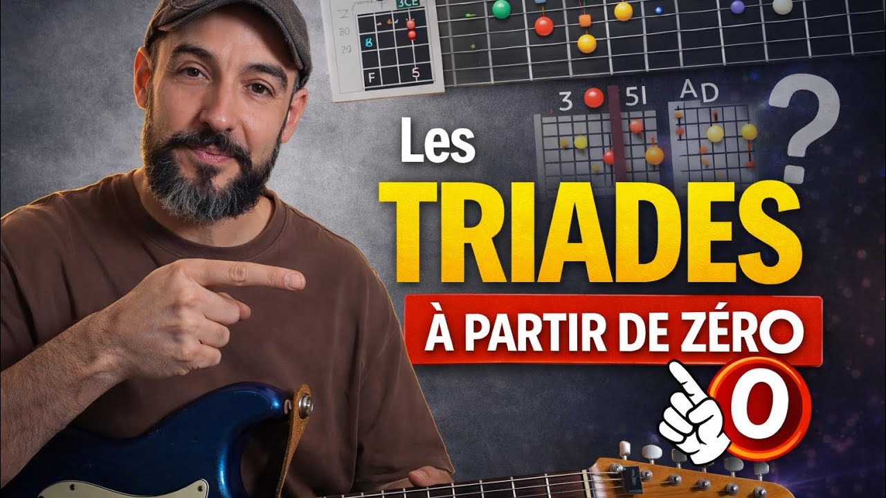 Les triades majeures (l’outil pour tout comprendre à la guitare) - YouTube