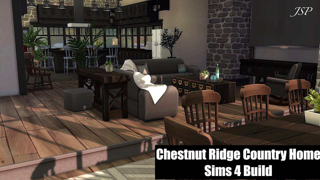 Sims 4 Horse Ranch Pack | Country Family Home | No CC - YouTube