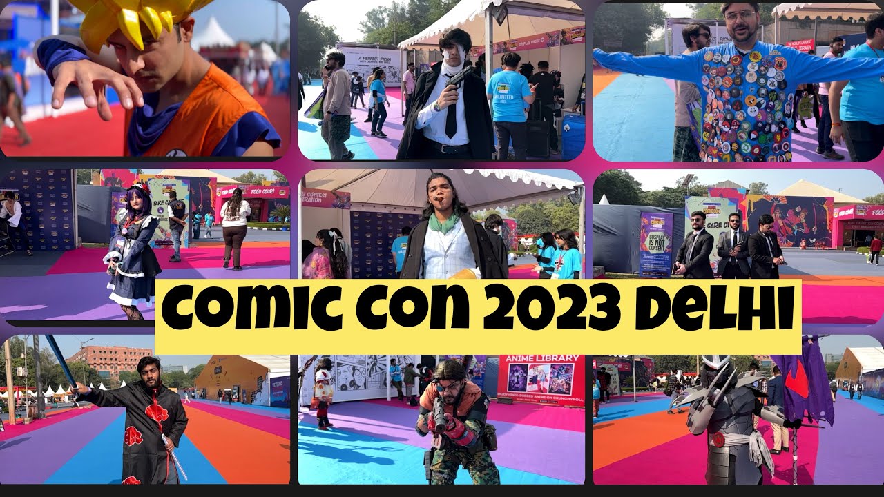 Comic Con Delhi 2023 Latest Video Comic Con 2023 Comic con india 2023 ...