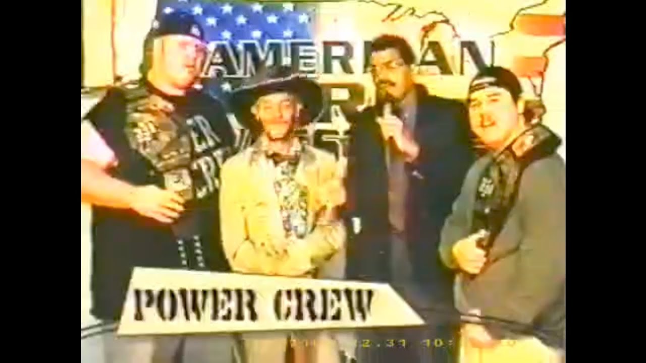 The Power Crew interview 🎙️ 2-2-2002 American pro wrestling TV tapping ...