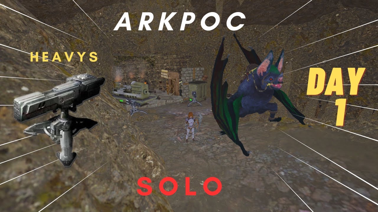 Going Solo On Ark's Most Popular Official Servers (Heavy's Day 1 ...