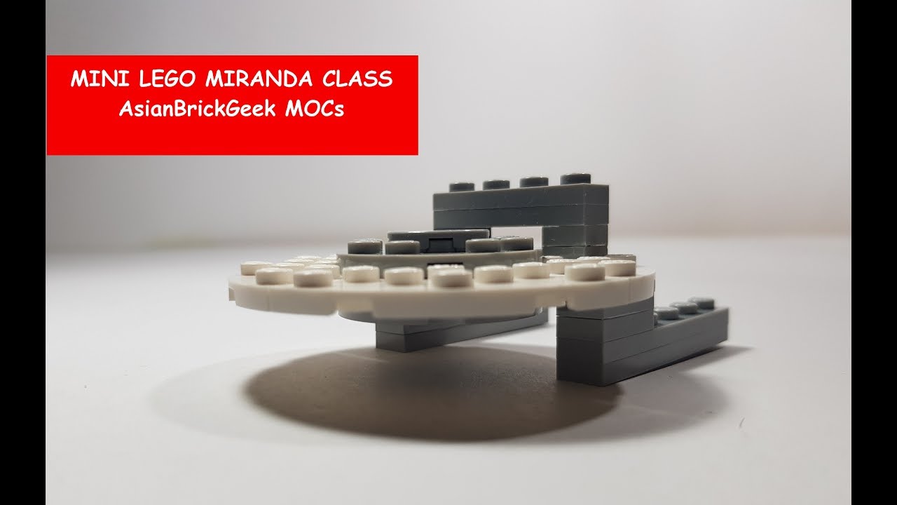 How to build a Mini Miranda Class Starship LEGO Build | AsianBrickGeek ...