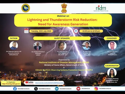 Lightning and Thunderstorm Risk Reduction Need for Awareness Generation ...