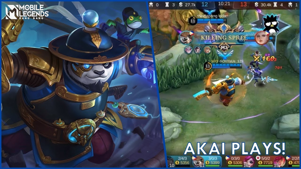 MLBB | My Gameplay of Akai #1 - YouTube