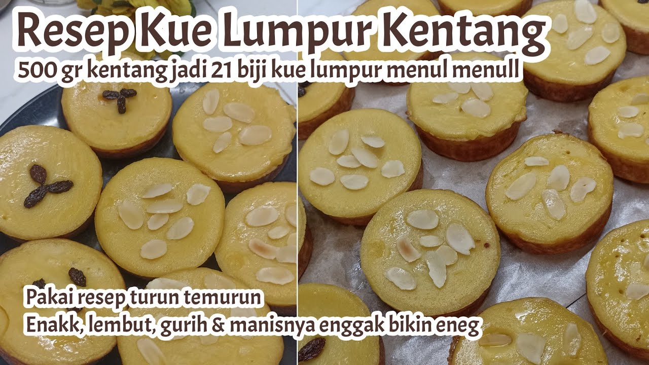 Kue Lumpur Kentang Spesial Original Jadul | Resep Kue Basah Kekinian ...