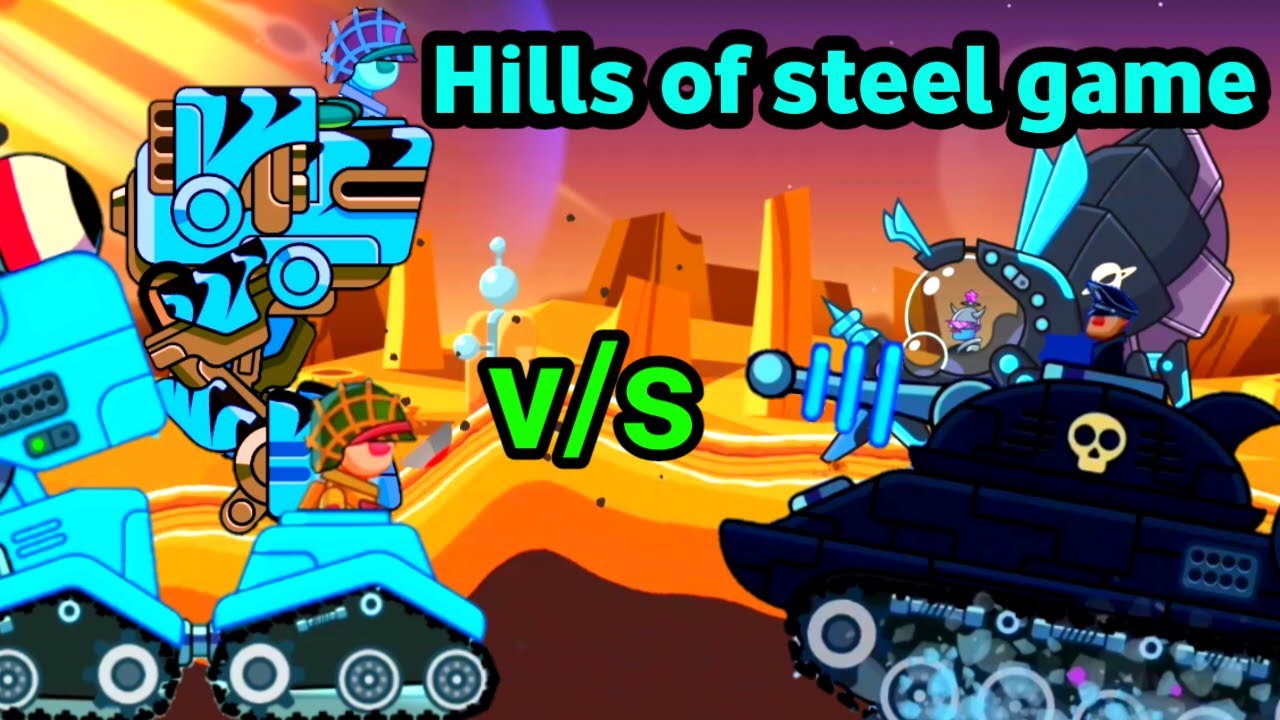 Hills of steel Atlas tank gameplay ! Hills of steel atlas tank V's ...
