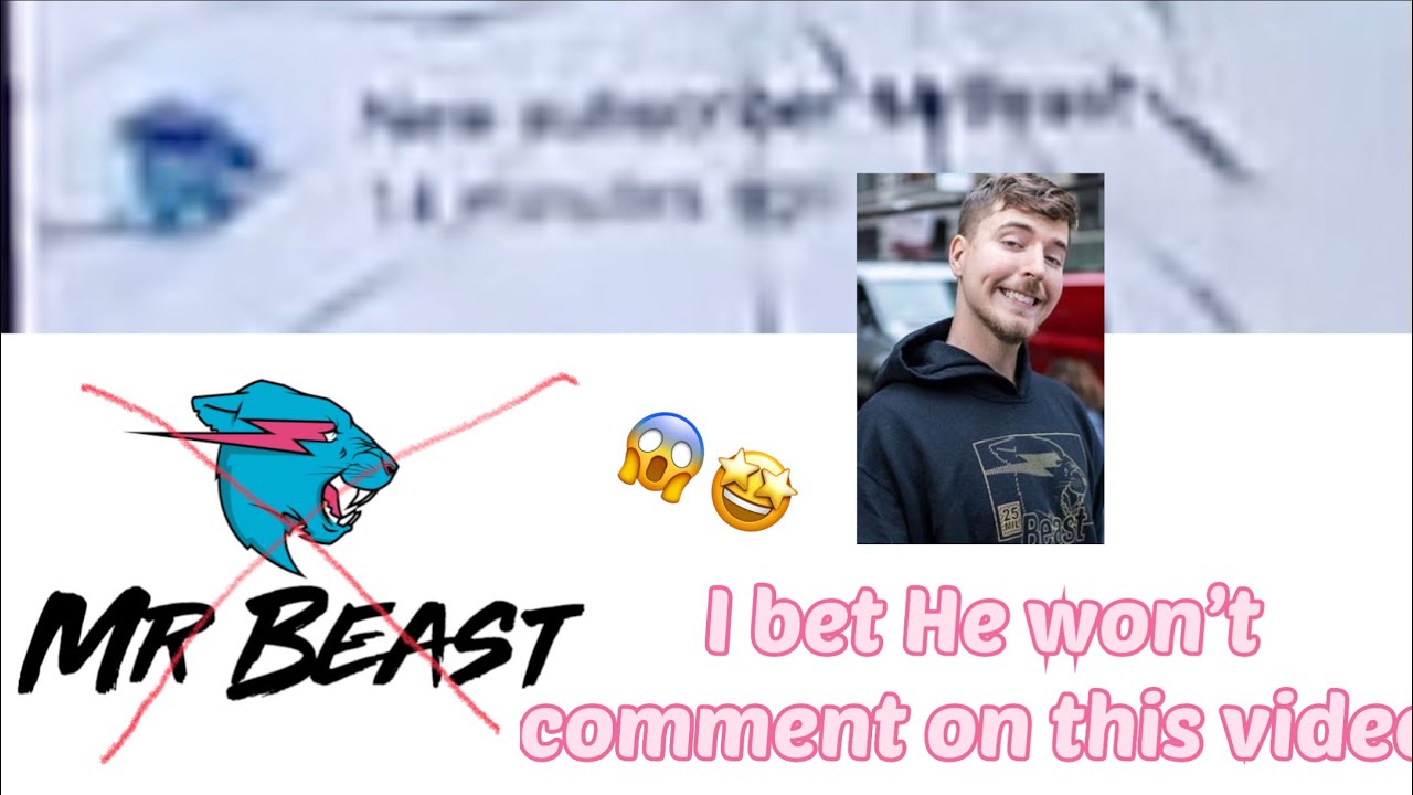 Mr.beast just subbed to my channel, I bet Mr.Beast won’t comment on ...