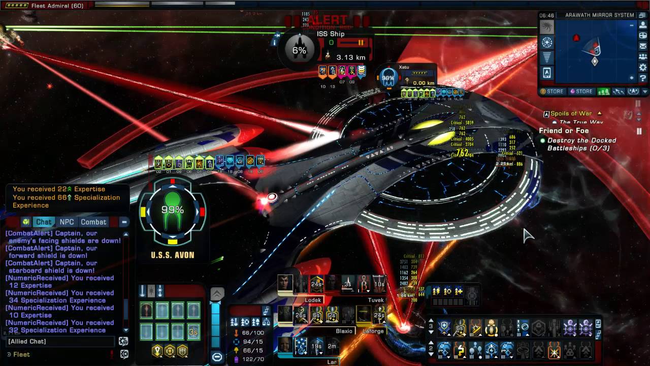 Star Trek Online - Sagittarius Class Temporal Cruiser - YouTube