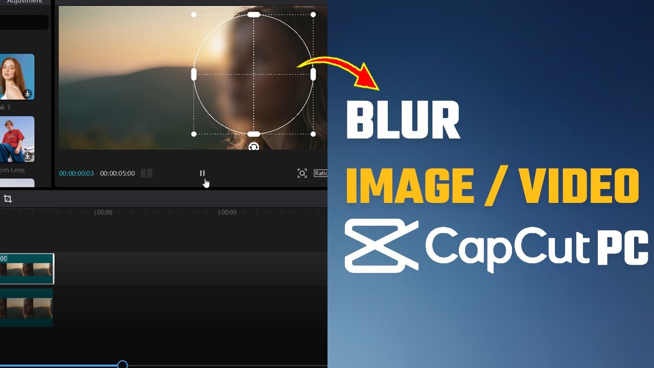 How to Blur Image or Video in CapCut PC 2024 - YouTube
