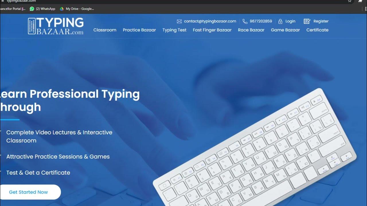 Typing Test | Online Typing Test | Typing Speed Test | Typing Bazaar ...