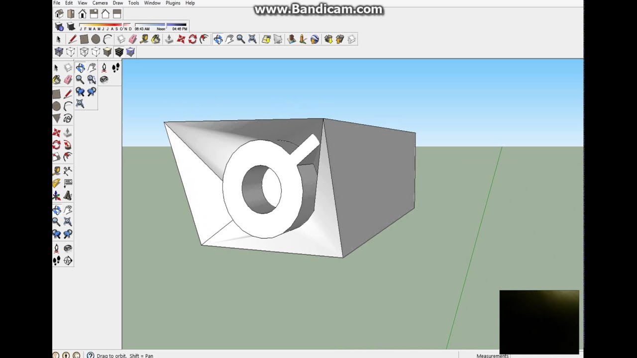 How to draw Security Camera Tutorial Google Sketchup Part 1 - YouTube