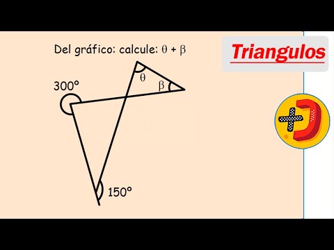 Del gráfico, calcule α +β , ejercicios de triangulos - geometria paso a ...