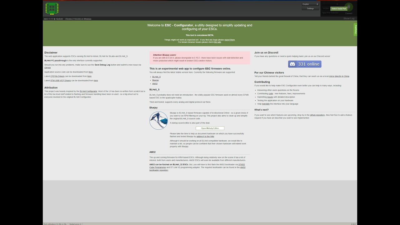 ESC Configurator Updated 2023 COMPLETE WITH DETAILS - YouTube