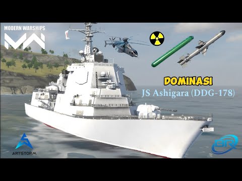 Modern Warships Gameplay | JS Ashigara (DDG-178) | Dominasi - YouTube