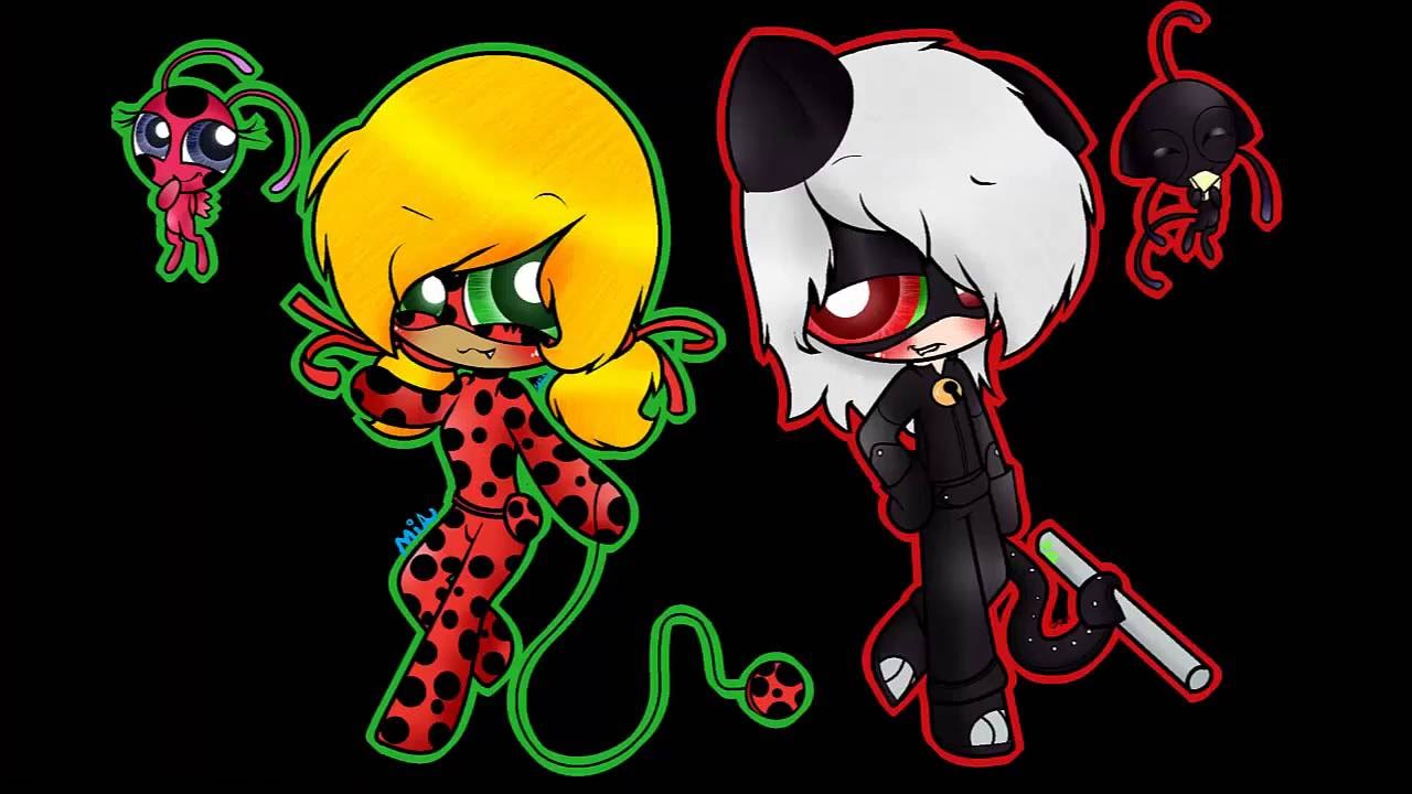 Ladybug And Chat Noir! (Me and Brick)Cosplay - Speedpaint MY PPG - YouTube