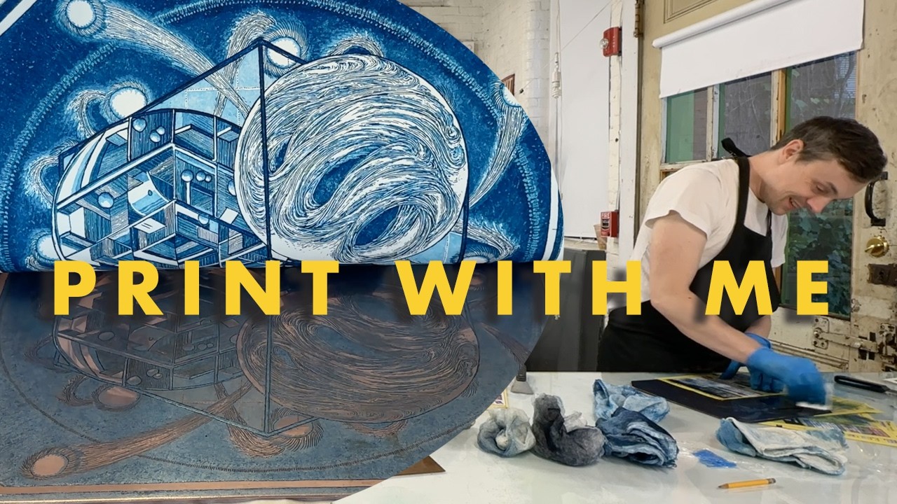 Copper Plate Printing Process