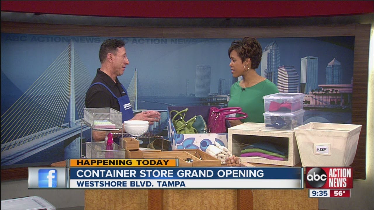 The Container Store and Spring Cleaning - YouTube