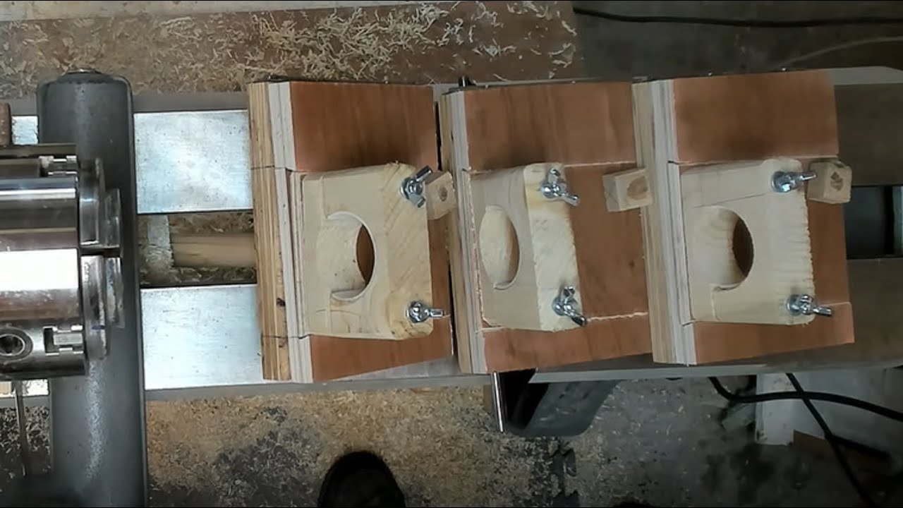 Handy jig for using rotary tool on the lathe plus 616 subscriber give ...