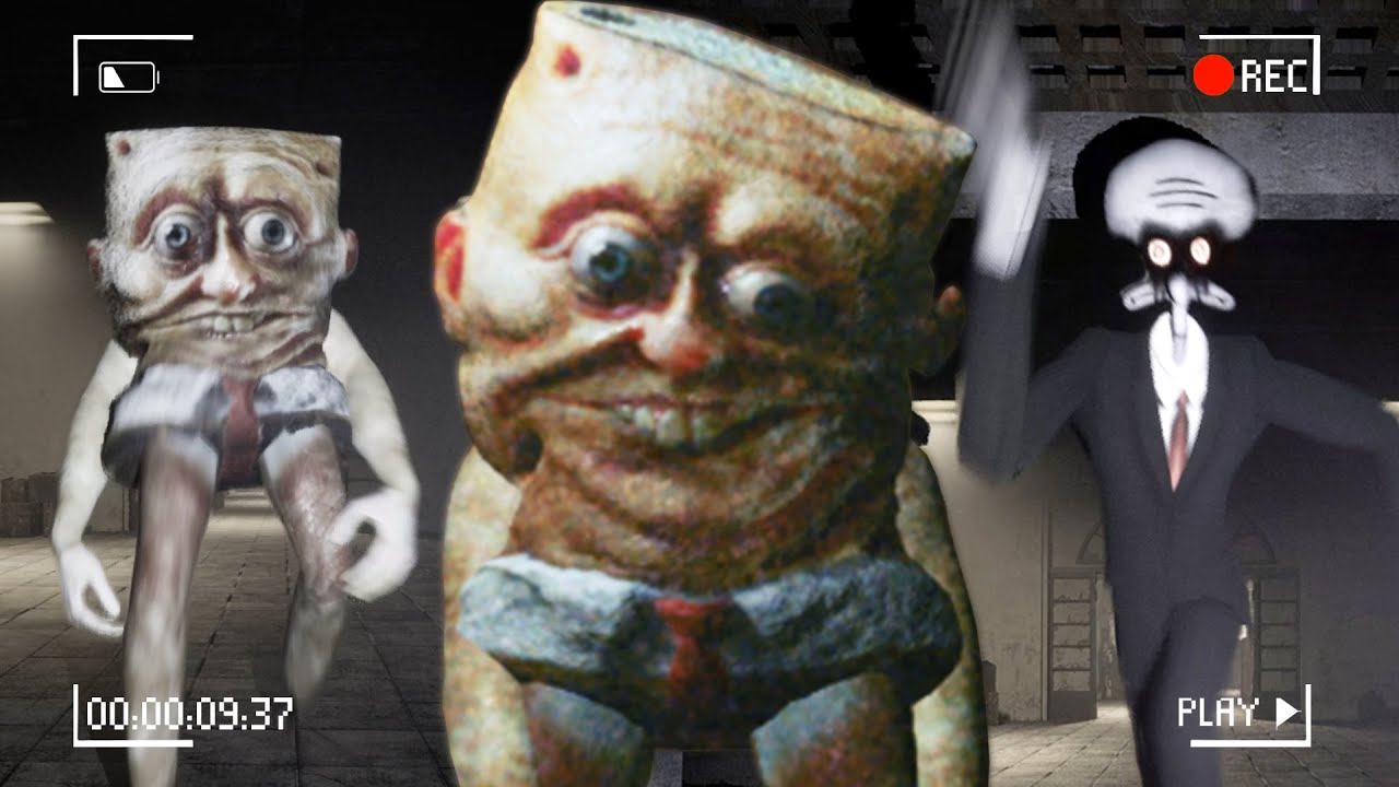 SPONGEBOB HORROR | LE JEU BOB L'ÉPONGE LE PLUS CREEPY DU MONDE ...
