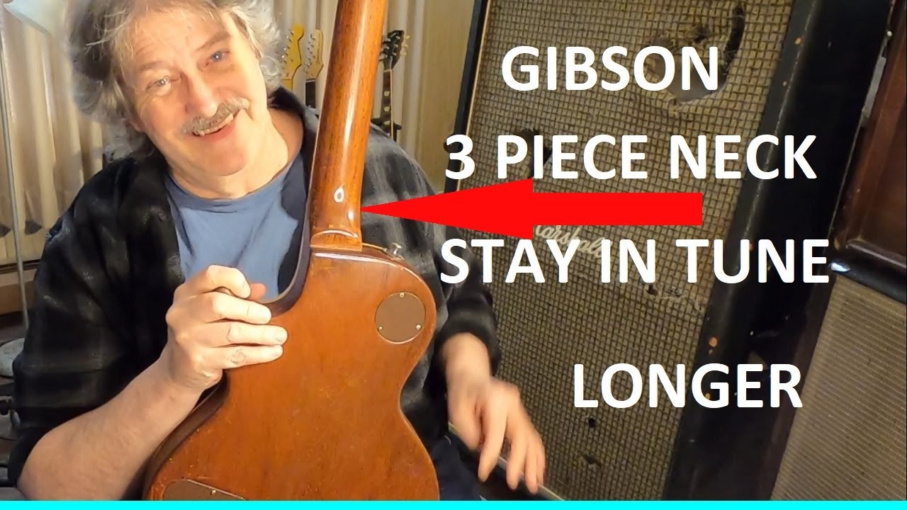 Gibson 3 Piece Neck Stay In Tune Longer Norlin Era - YouTube