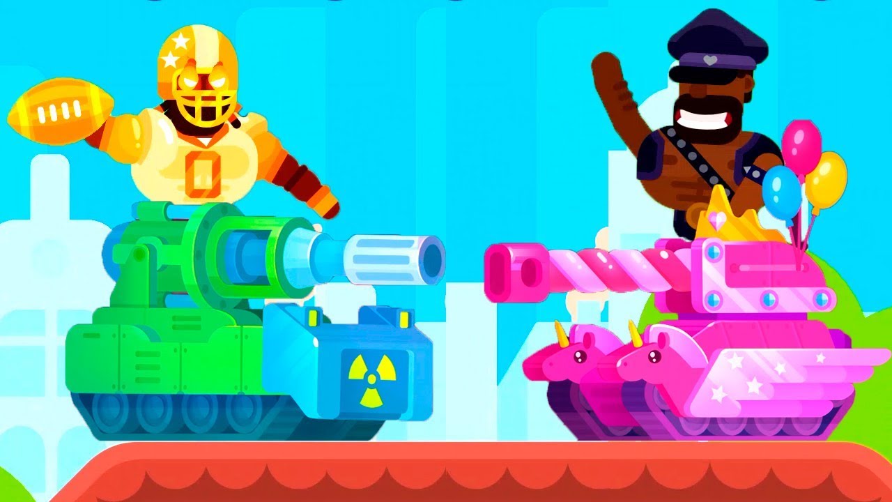 Bowmasters NEW ALL WEAPONS Tank Stars UPDATE PVP Gameplay Walkthrough ...