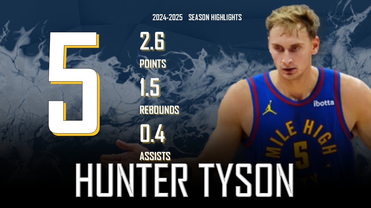 Hunter Tyson || 2024-2025 Denver Nuggets Highlights - YouTube