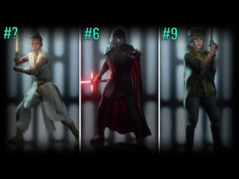Star Wars Battlefront 2 Hero Skins Ranked - YouTube