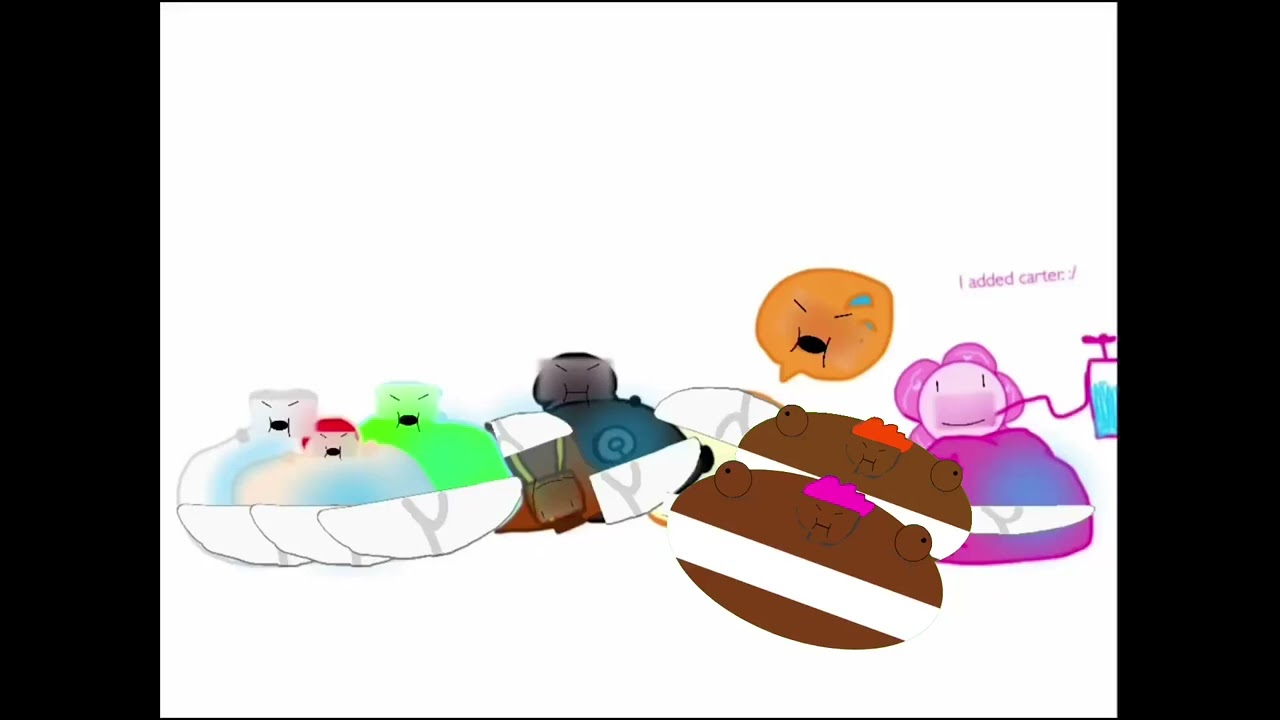 Baby BFDI Blue Slime Inflation &,Baby Broomer Inflation With Hair Red ...