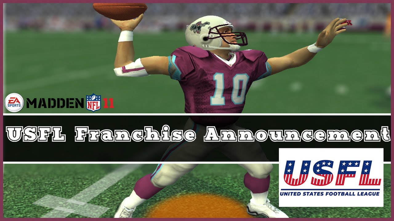 USFL 2022 Franchise Announcement in Madden 11! (PCSX2) Submit your own ...