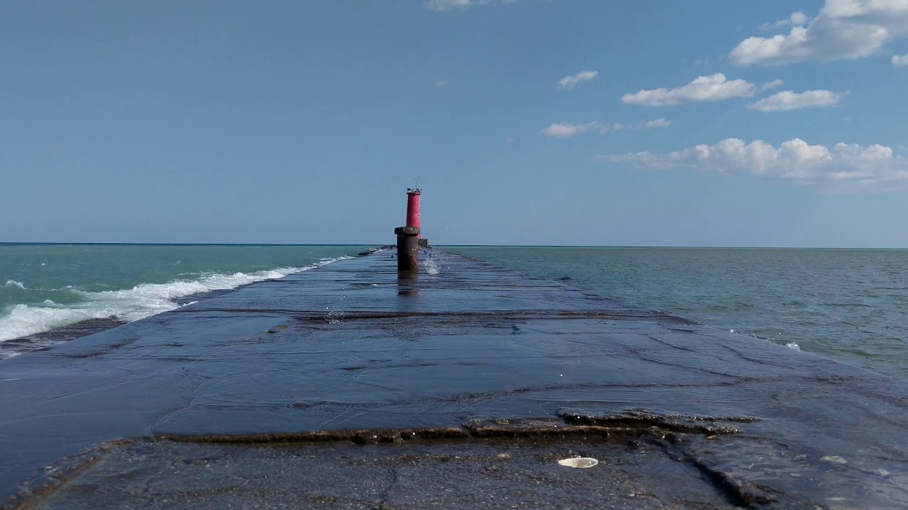 Breakwater Lighthouse - Sheboygan, WI ~8/22/18~ - YouTube