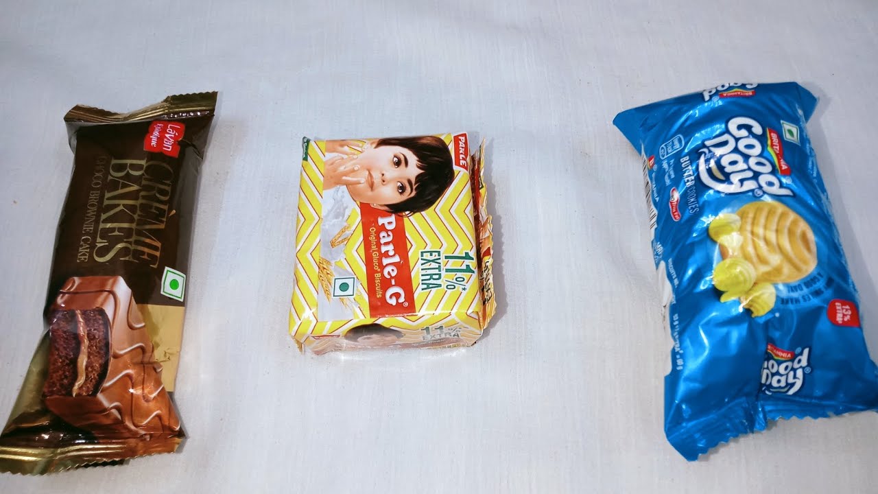 Good Day Vs Parle - G Vs Cream Bakes ||🍪🍪|| Biscuits 🍪|| 🍰 Cakes ||🥰 ...