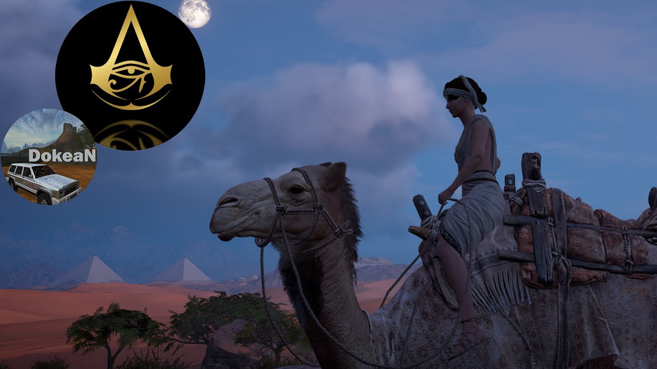 Night Riding on a Camel near Lake Mareotis - Assassin's Creed Origins ...
