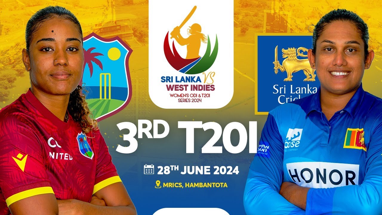 🔴 LIVE | 3rd T20 - West Indies Women's Tour of Sri Lanka 2024 - YouTube