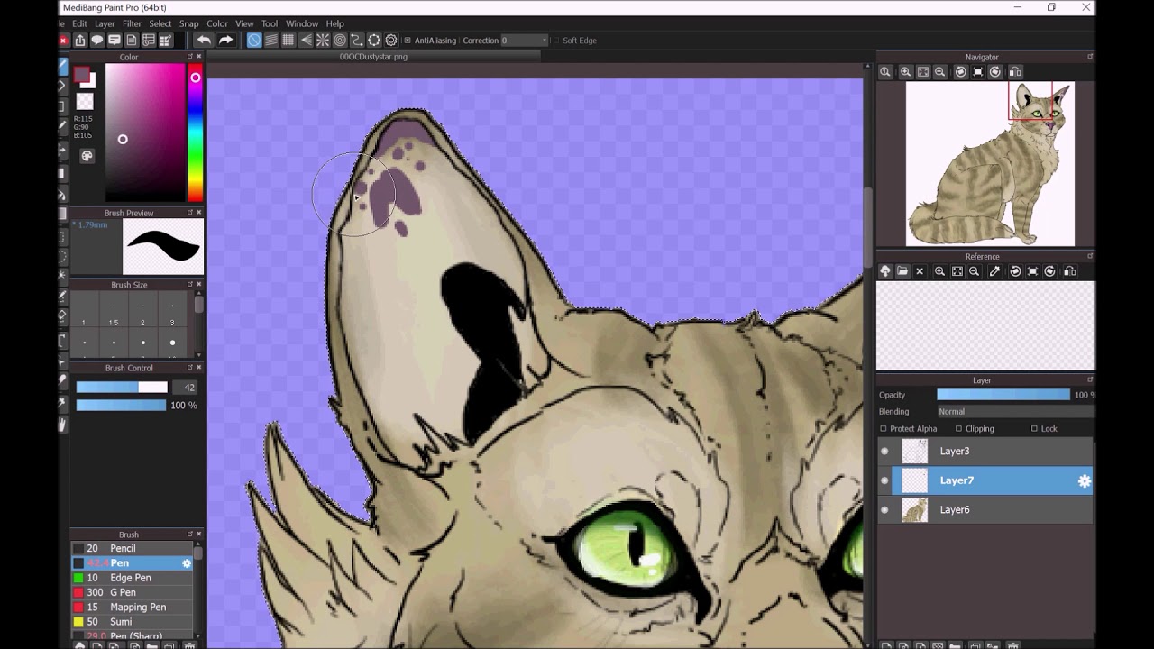 semi-real cat draw - YouTube