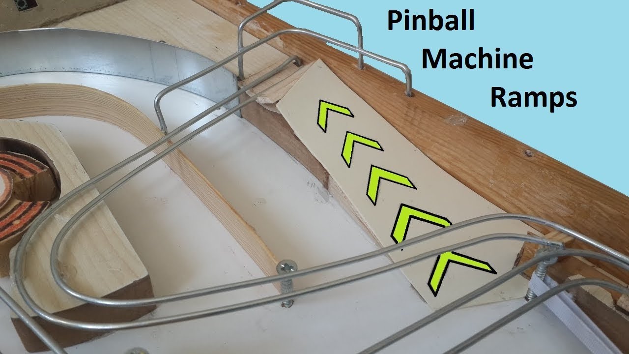 HOMEMADE PINBALL MACHINE (RAMPS and MARBLE RUN) - YouTube