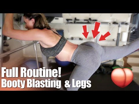 Full Leg & Booty Blasting Routine Vlog 178
