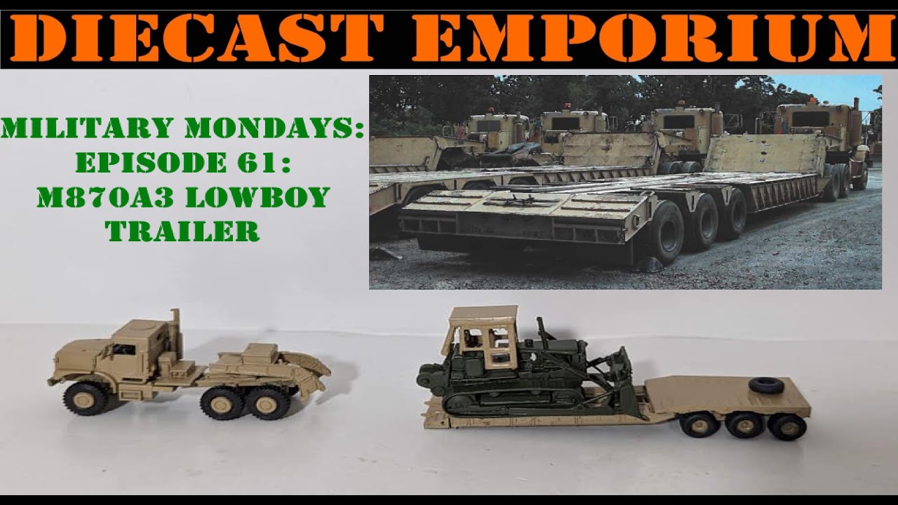 Military Mondays: Episode 61: M870A3 MHET Trailer - 1:87 HO Scale Model ...