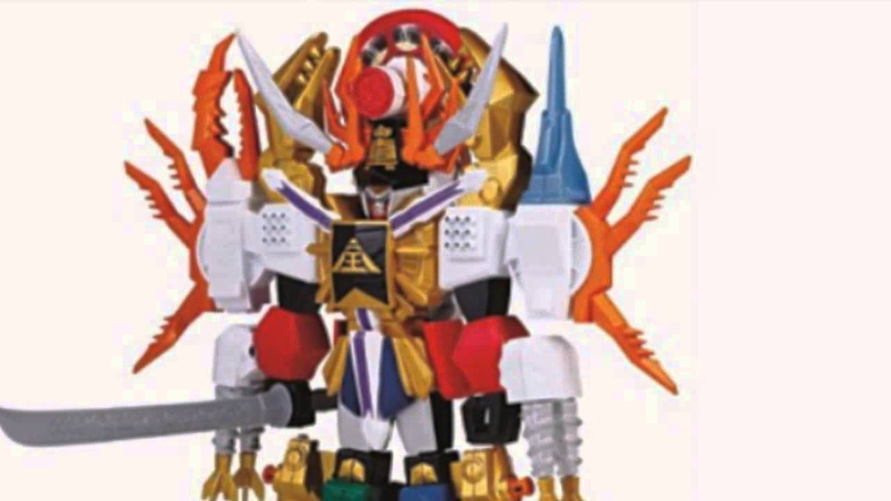 Power Rangers Deluxe Megazord Samurai Gigazord - YouTube