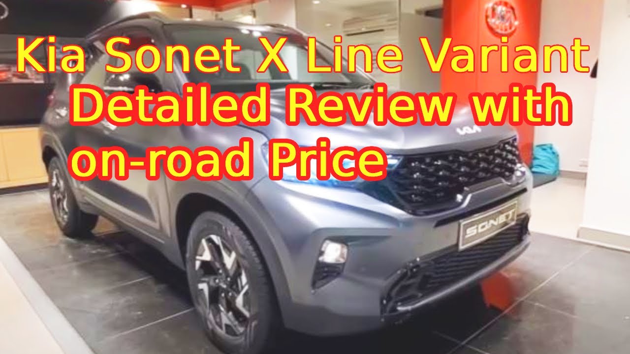 Kia Sonet X-line Detail Review 2022 | Sonet X-line Interior Exterior ...