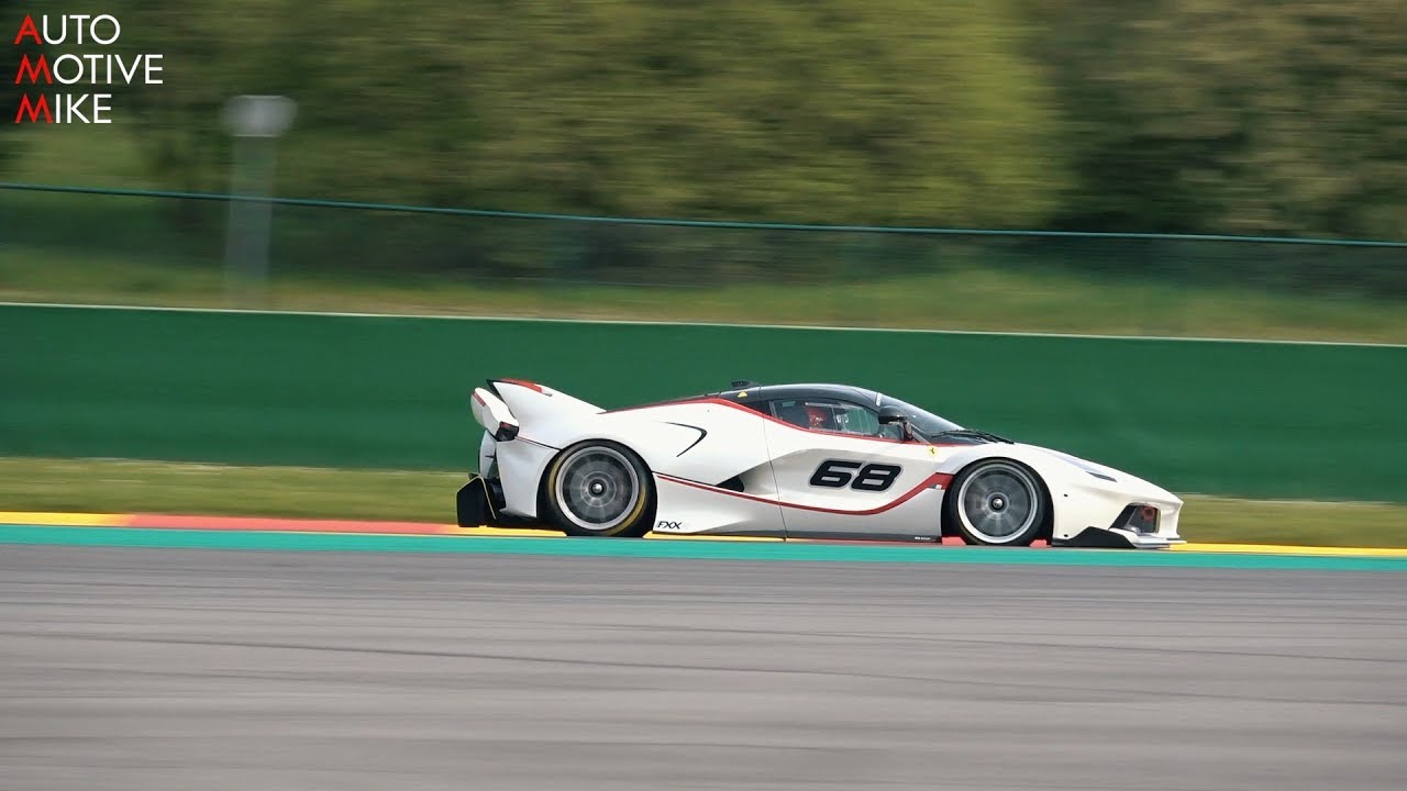 FERRARI FXX K SCREAMING V12 SOUNDS AT SPA-FRANCORCHAMPS! - YouTube