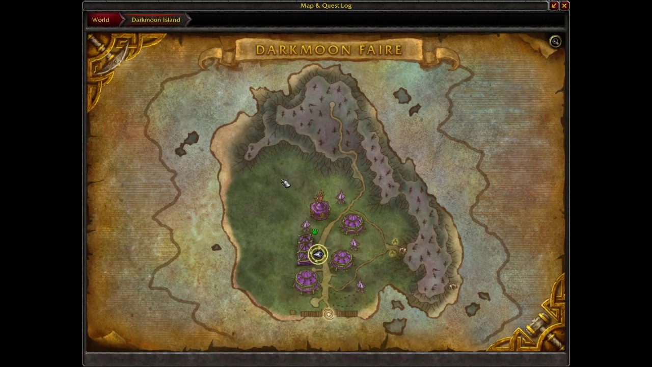 Location for mount/Darkmoon top hat In darkmoon flair - YouTube