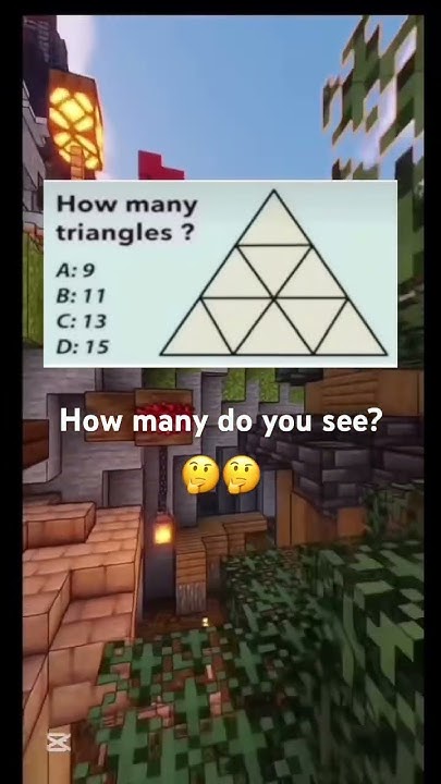 How many triangles #funny #meme #funnyshorts #parkour #funnymemes # ...