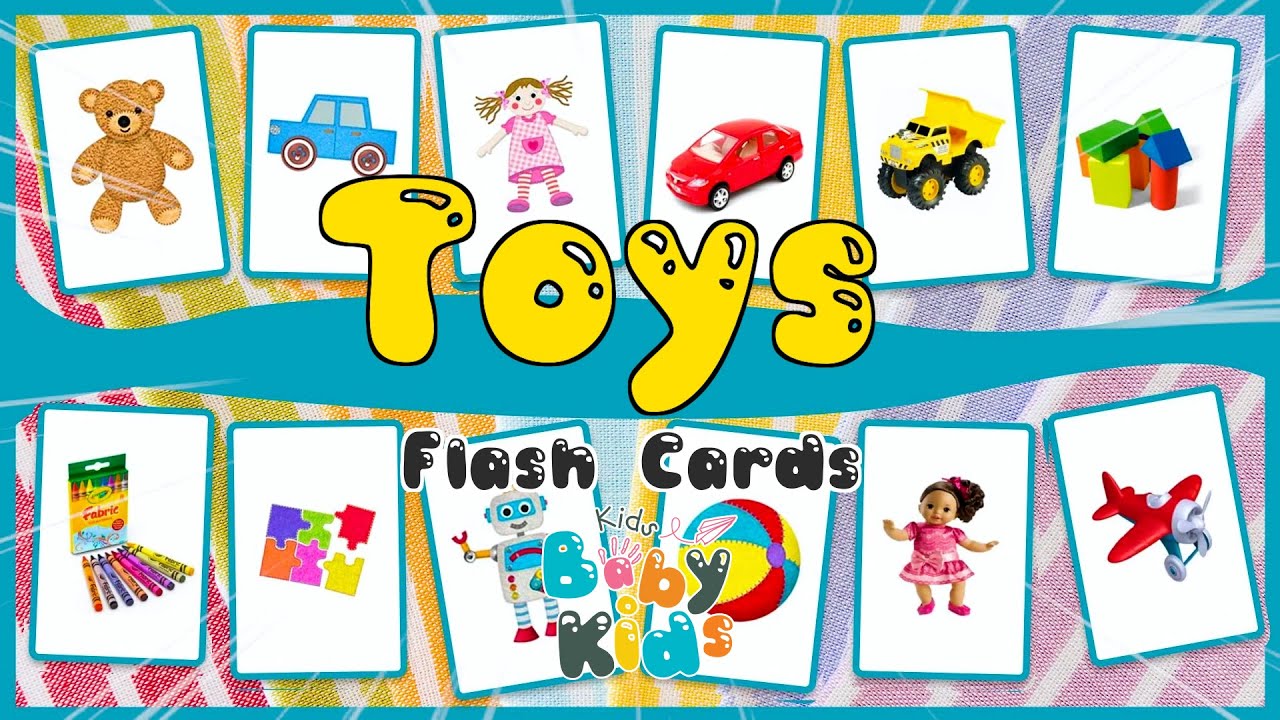 Toys Flash Cards for Kids | Video Flash Cards | Learn to Talk ...